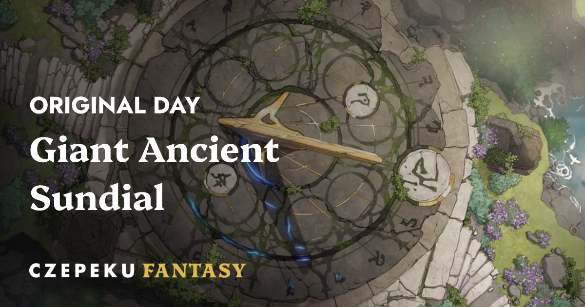 Giant Ancient Sundial | Czepeku Maps