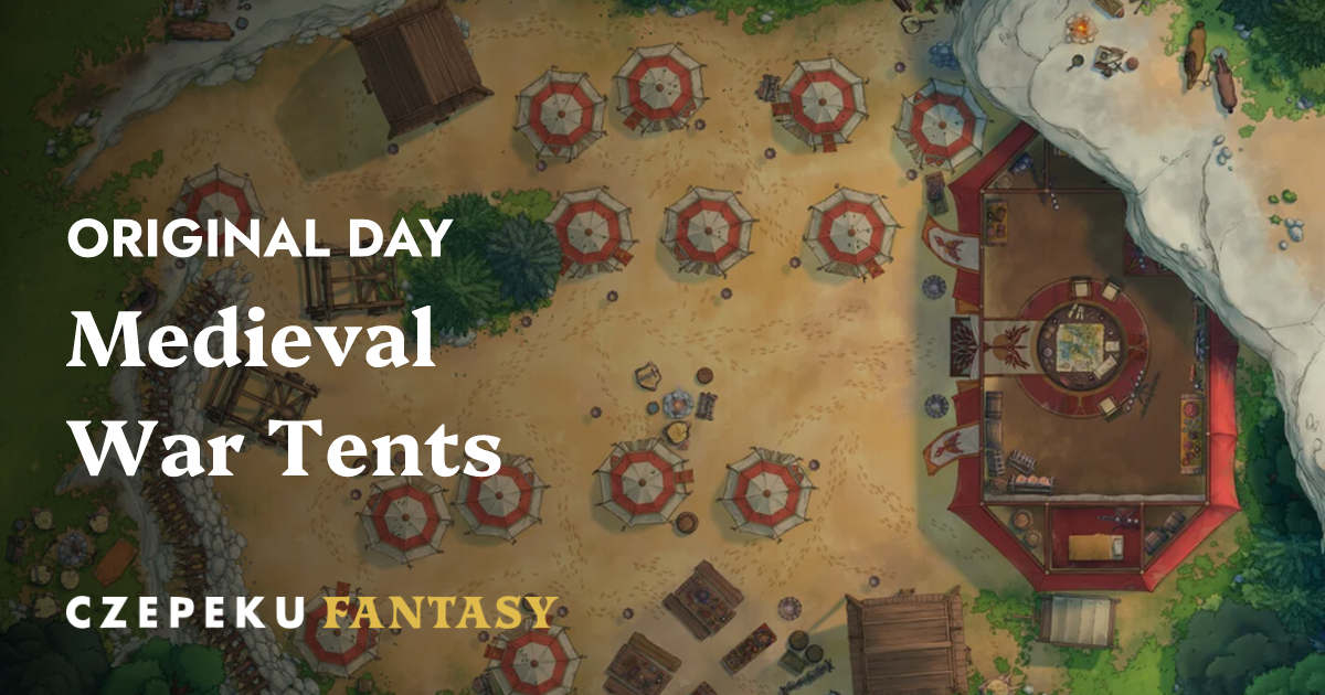 Medieval War Tents | Czepeku Maps