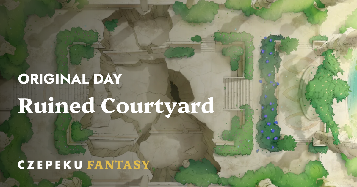 Ruined Courtyard | Czepeku Maps