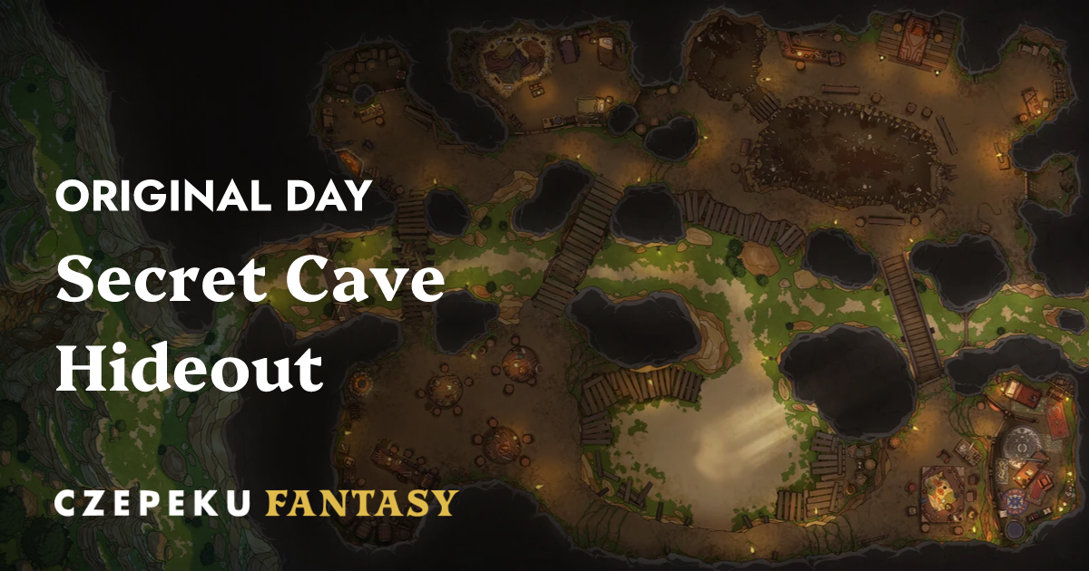 Secret Cave Hideout | Czepeku Maps