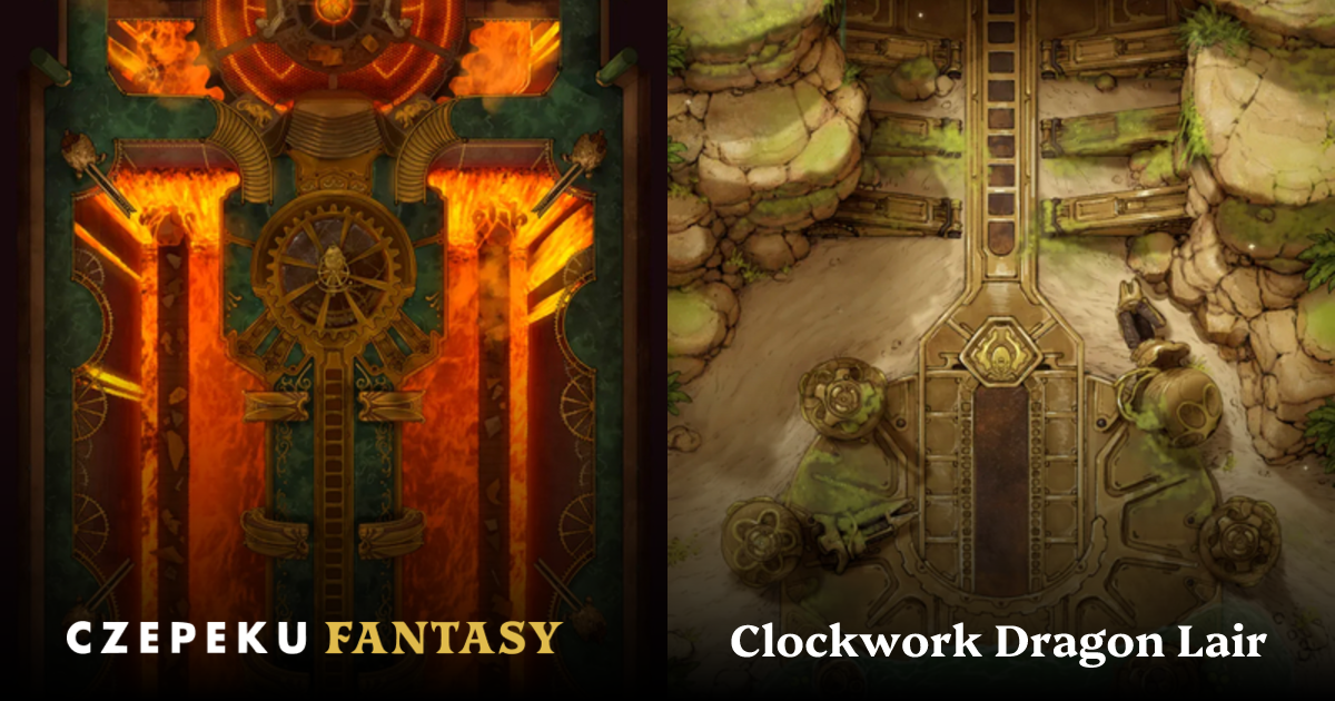 Clockwork Dragon Lair | Czepeku Map Series