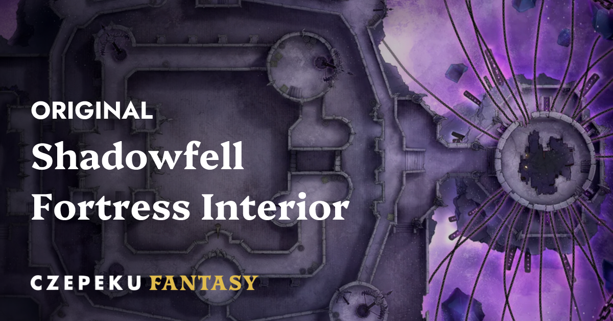 Shadowfell Fortress Interior | Czepeku Maps