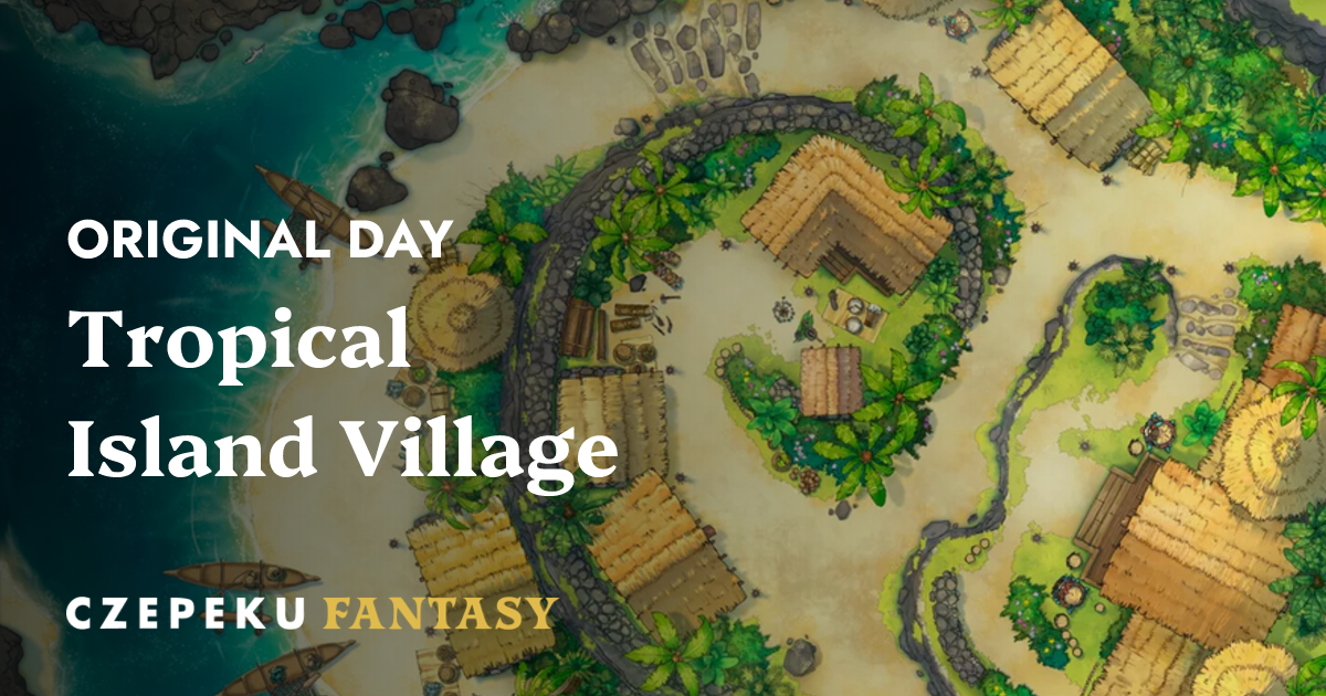 Tropical Island Village | Czepeku Maps