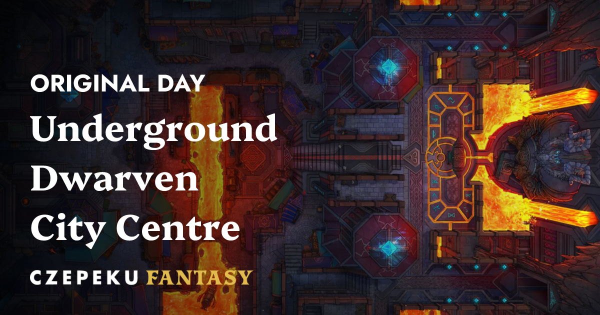 Underground Dwarven City Centre | Czepeku Maps