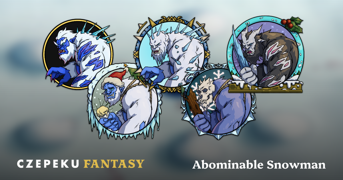 Abominable Snowman Token Builder | Customize and Randomize Czepeku Tokens