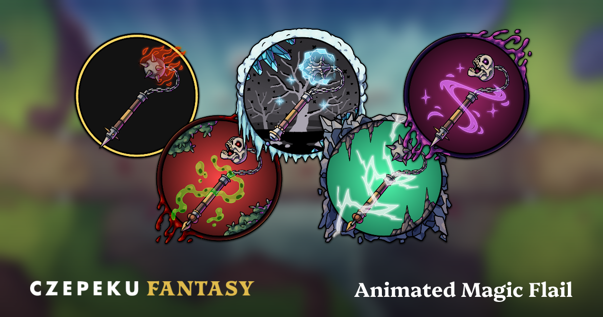 Animated Magic Flail Token Builder | Customize and Randomize Czepeku Tokens