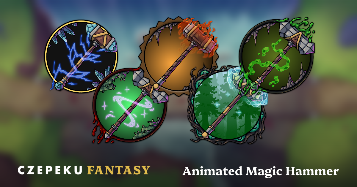 Animated Magic Hammer Token Builder | Customize and Randomize Czepeku ...