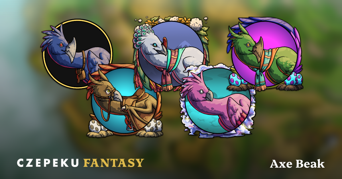 Axe Beak Token Builder | Customize and Randomize Czepeku Tokens