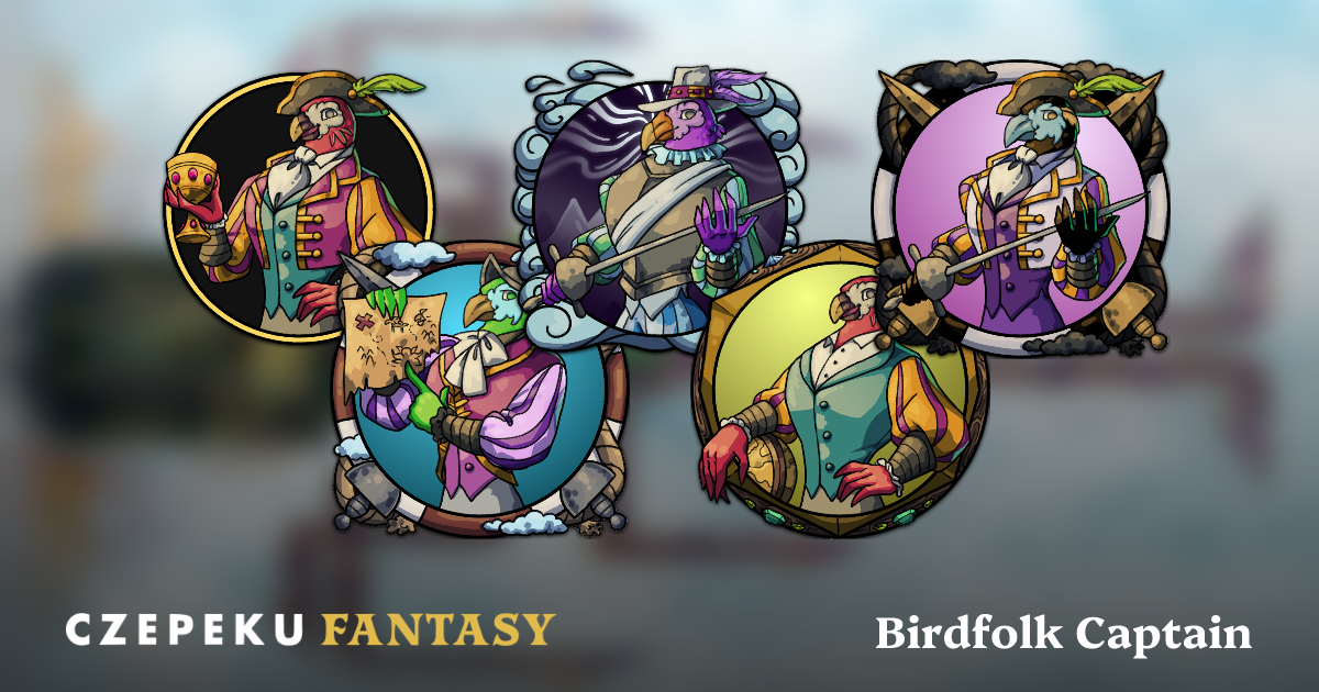 Birdfolk Captain Token Builder | Customize and Randomize Czepeku Tokens