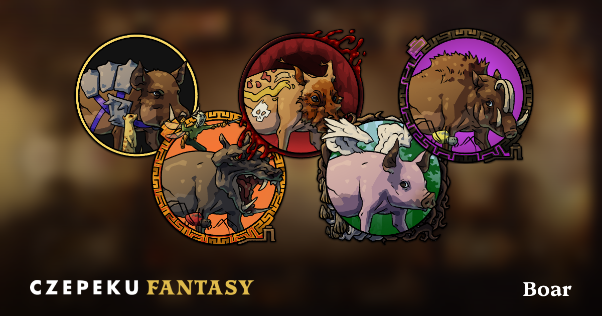 Boar Token Builder | Customize and Randomize Czepeku Tokens