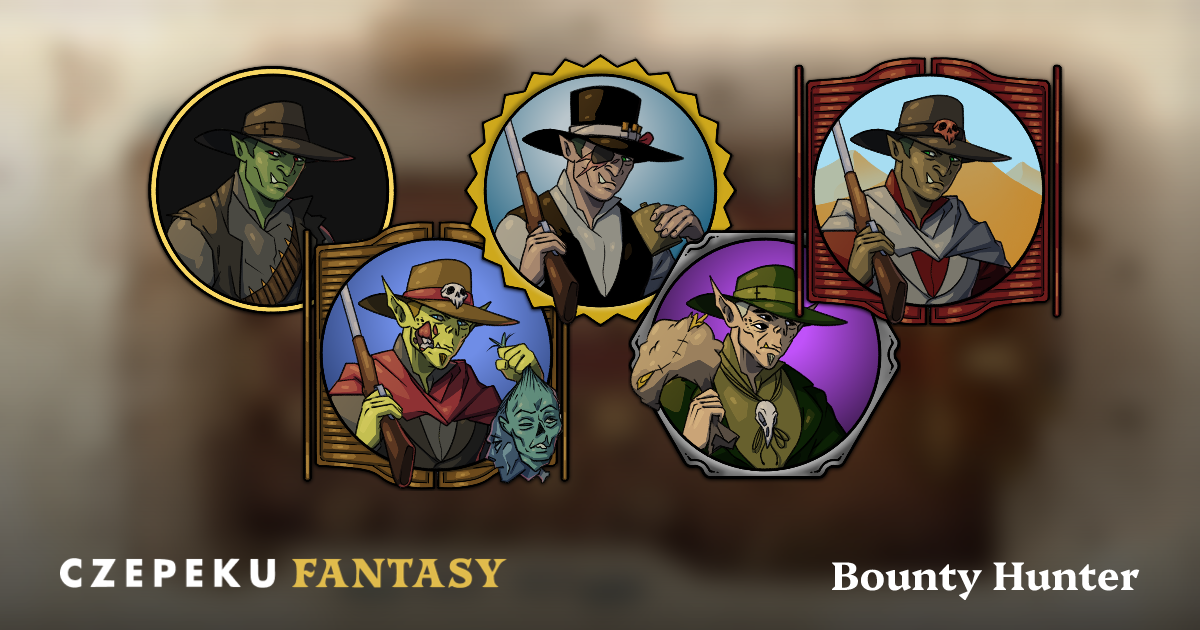 Bounty Hunter Token Builder | Customize and Randomize Czepeku Tokens