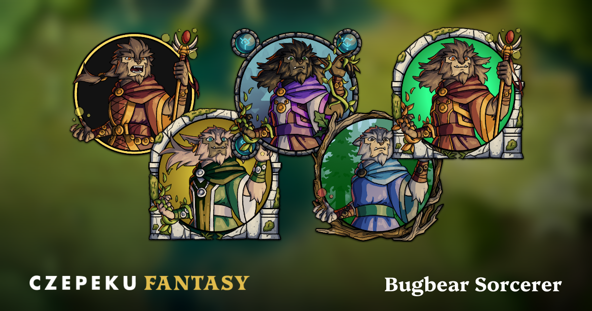 Bugbear Sorcerer Token Builder | Customize and Randomize Czepeku Tokens