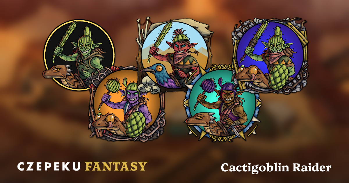 Cactigoblin Raider Token Builder | Customize and Randomize Czepeku Tokens