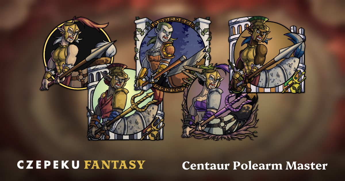 Centaur Polearm Master Token Builder | Customize and Randomize Czepeku ...