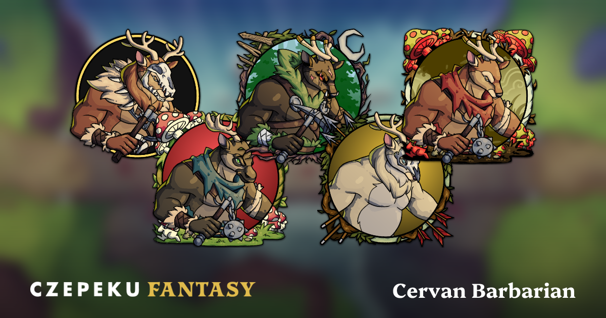 Cervan Barbarian Token Builder | Customize and Randomize Czepeku Tokens