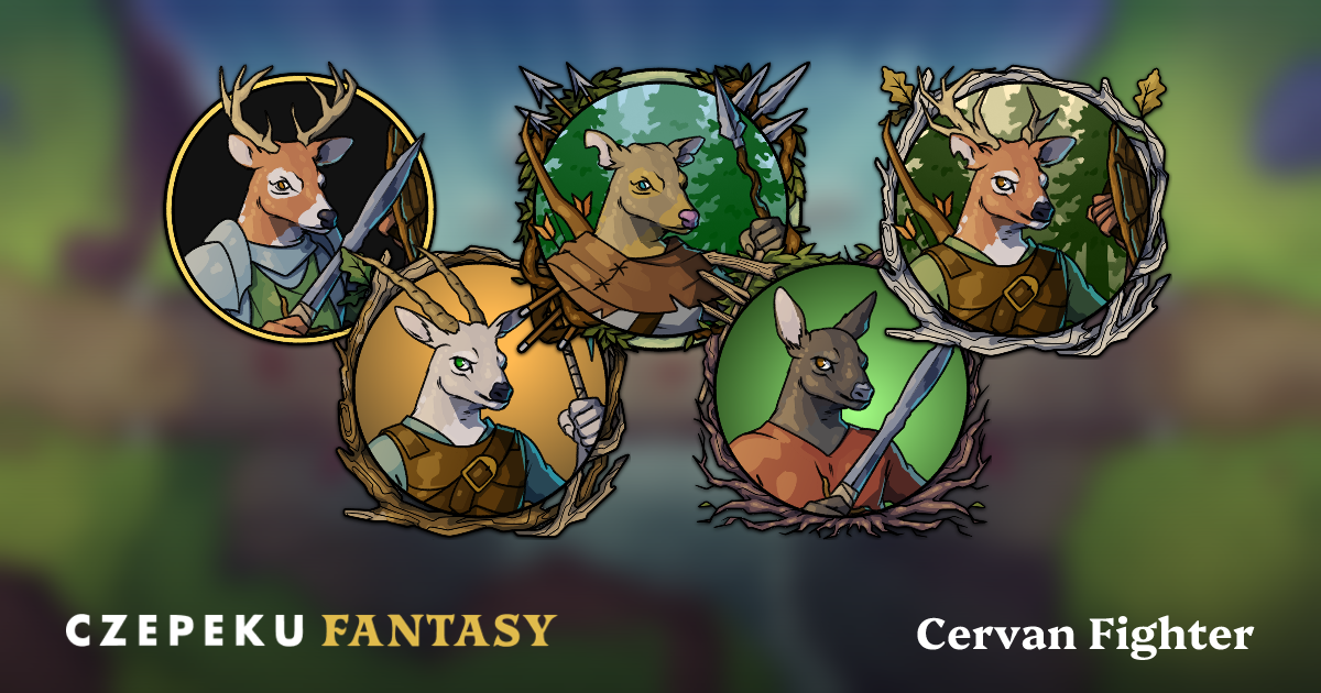 Cervan Fighter Token Builder | Customize and Randomize Czepeku Tokens