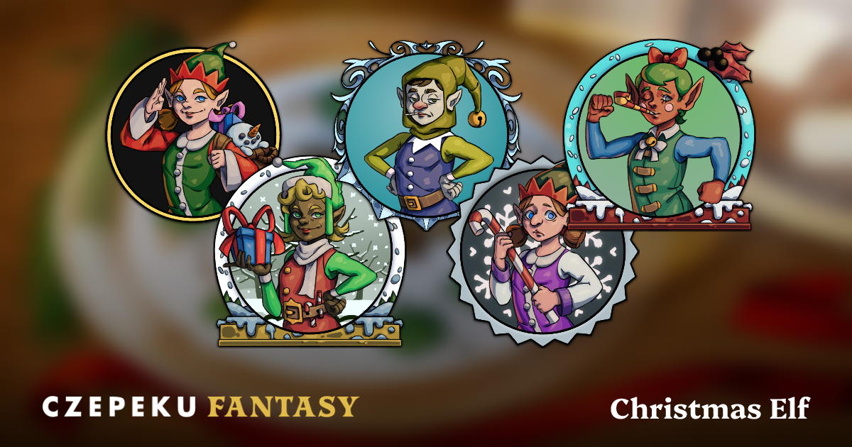 Christmas Elf Token Builder | Customize and Randomize Czepeku Tokens