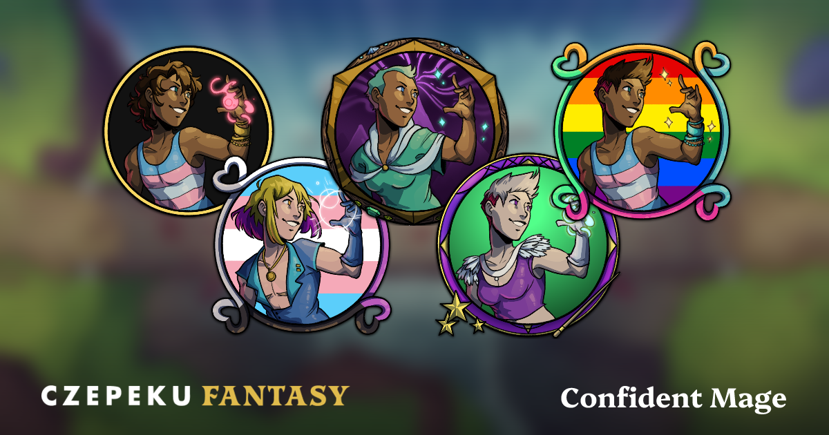 Confident Mage Token Builder | Customize and Randomize Czepeku Tokens