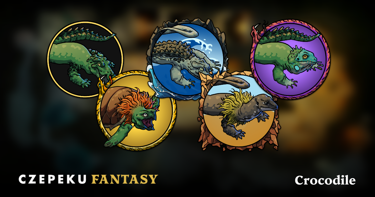 Crocodile Token Builder | Customize and Randomize Czepeku Tokens