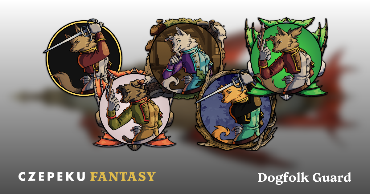 Dogfolk Guard Token Builder | Customize and Randomize Czepeku Tokens
