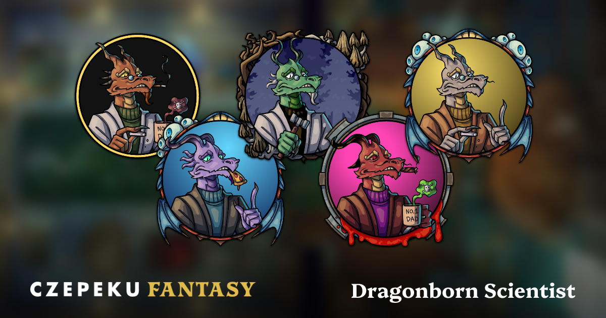 Dragonborn Scientist Token Builder | Customize and Randomize Czepeku Tokens
