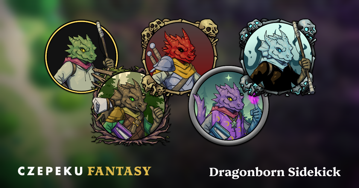 Dragonborn Sidekick Token Builder | Customize and Randomize Czepeku Tokens