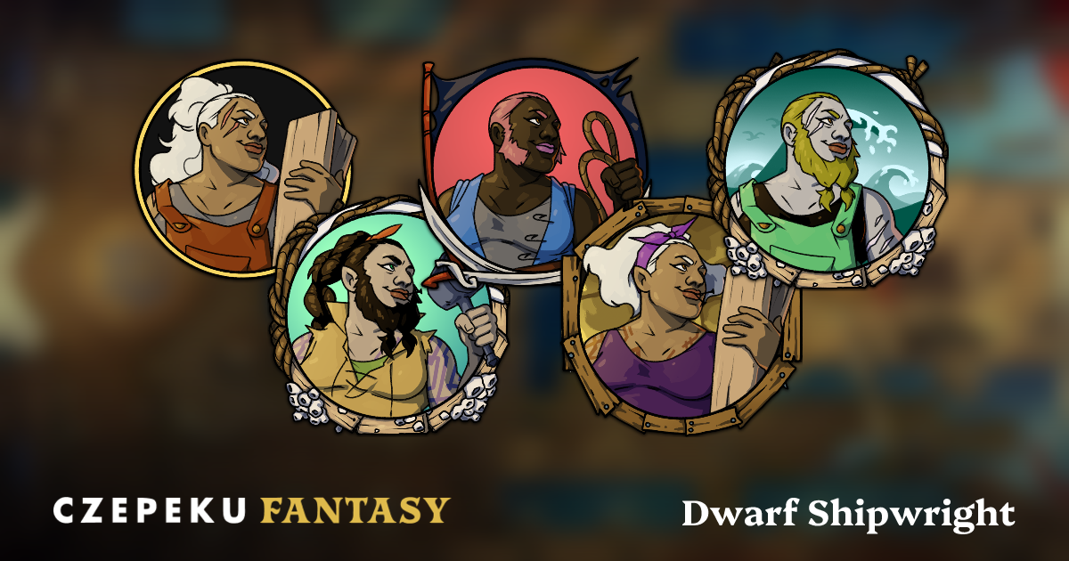 Dwarf Shipwright Token Builder | Customize and Randomize Czepeku Tokens