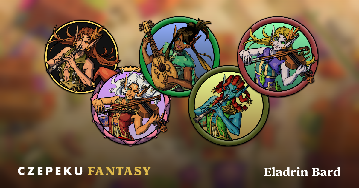 Eladrin Bard Token Builder | Customize and Randomize Czepeku Tokens