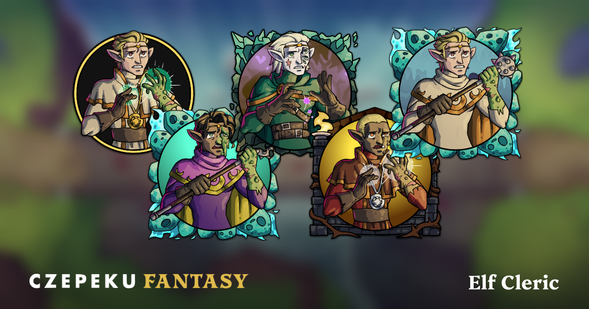 Elf Cleric Token Builder | Customize and Randomize Czepeku Tokens