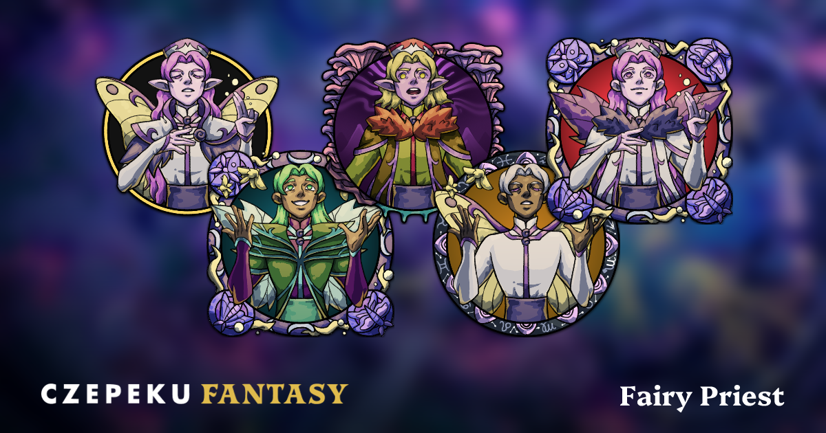 Fairy Priest Token Builder | Customize and Randomize Czepeku Tokens