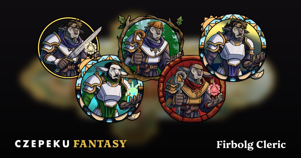 Firbolg Cleric Token Builder | Customize and Randomize Czepeku Tokens