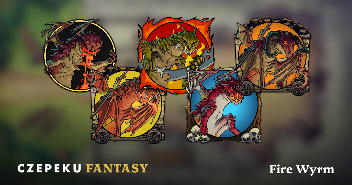 Fire Wyrm Token Builder | Customize and Randomize Czepeku Tokens