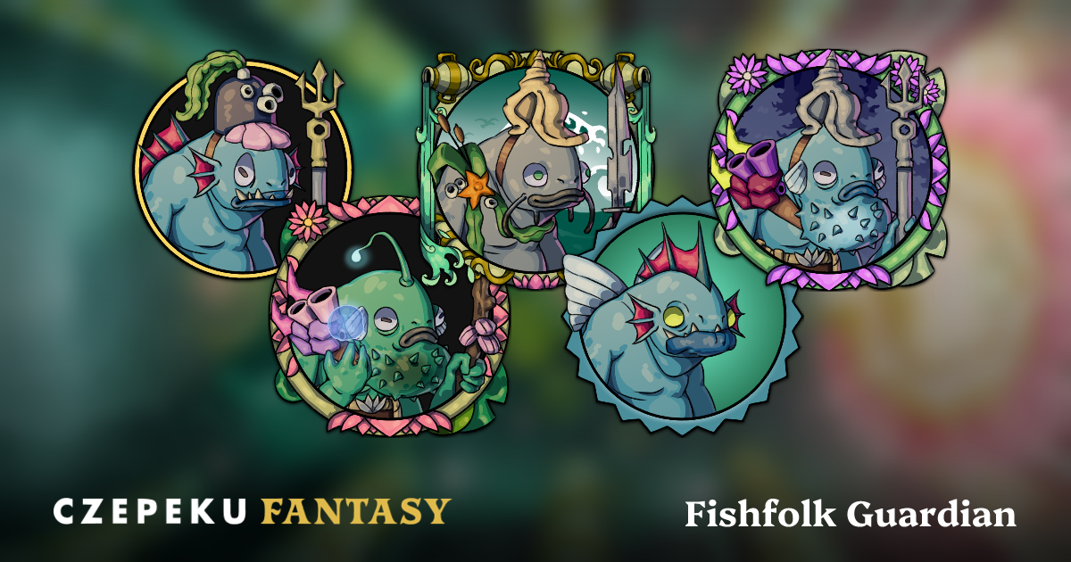 Fishfolk Guardian Token Builder | Customize and Randomize Czepeku Tokens