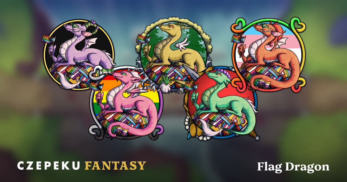 Flag Dragon Token Builder | Customize and Randomize Czepeku Tokens