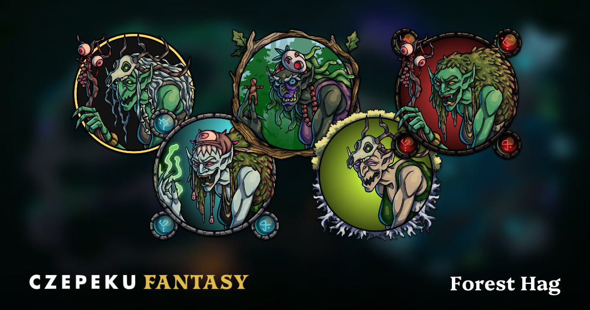 Forest Hag Token Builder | Customize and Randomize Czepeku Tokens