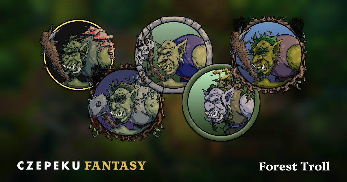 Forest Troll Token Builder | Customize and Randomize Czepeku Tokens