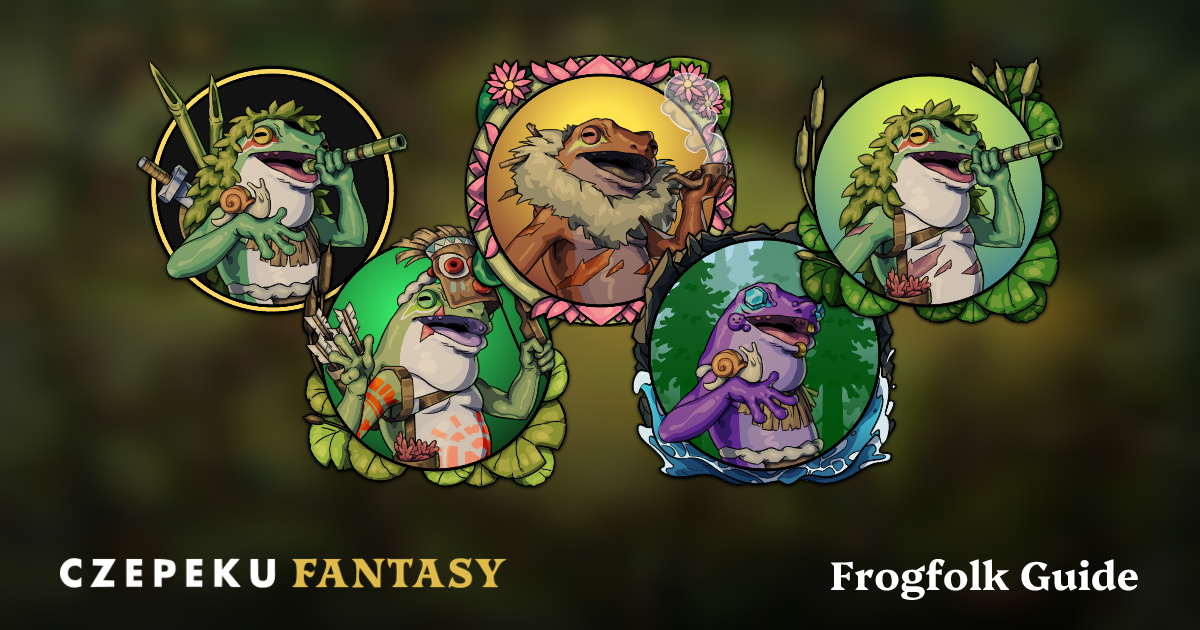 Frogfolk Guide Token Builder | Customize and Randomize Czepeku Tokens