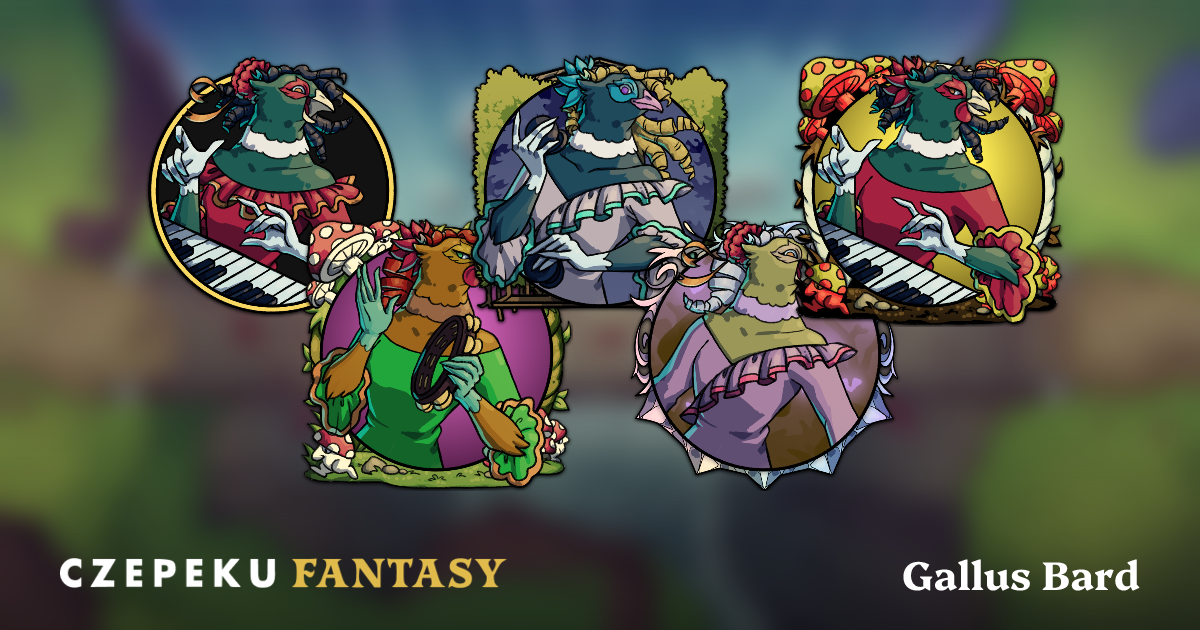 Gallus Bard Token Builder | Customize and Randomize Czepeku Tokens