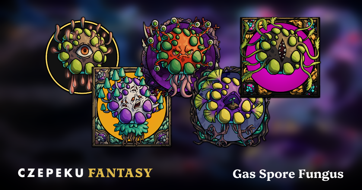 Gas Spore Fungus Token Builder | Customize and Randomize Czepeku Tokens