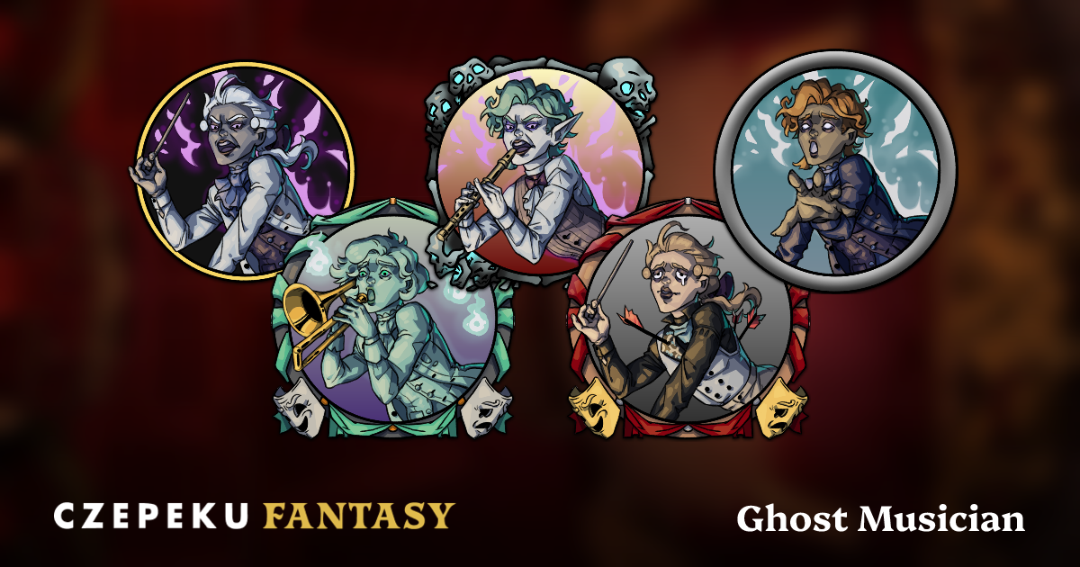 Ghost Musician Token Builder | Customize and Randomize Czepeku Tokens