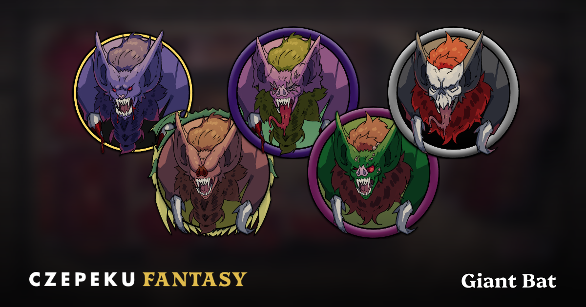 Giant Bat Token Builder | Customize and Randomize Czepeku Tokens