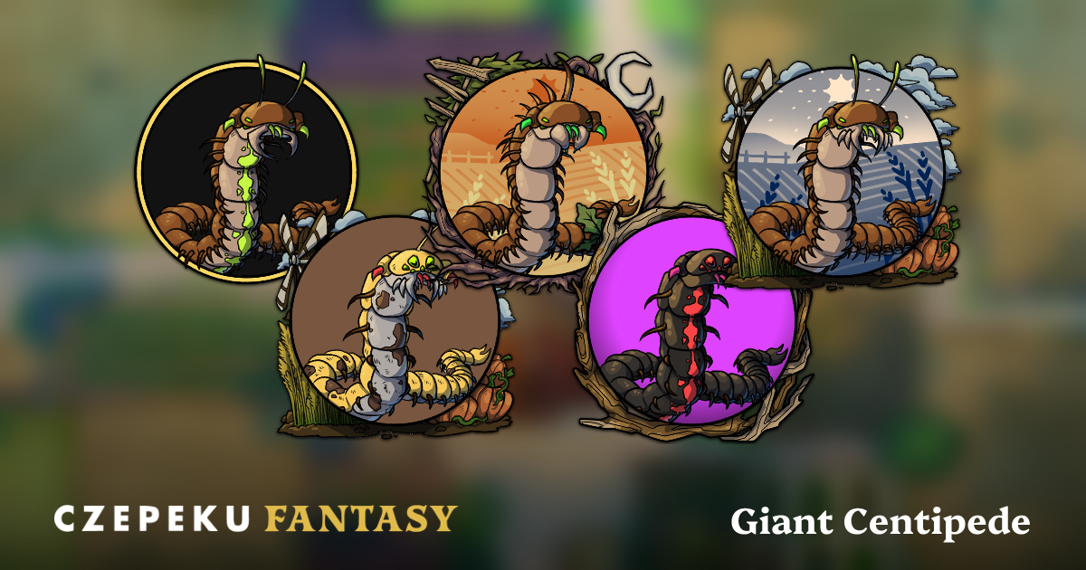 Giant Centipede Token Builder | Customize and Randomize Czepeku Tokens
