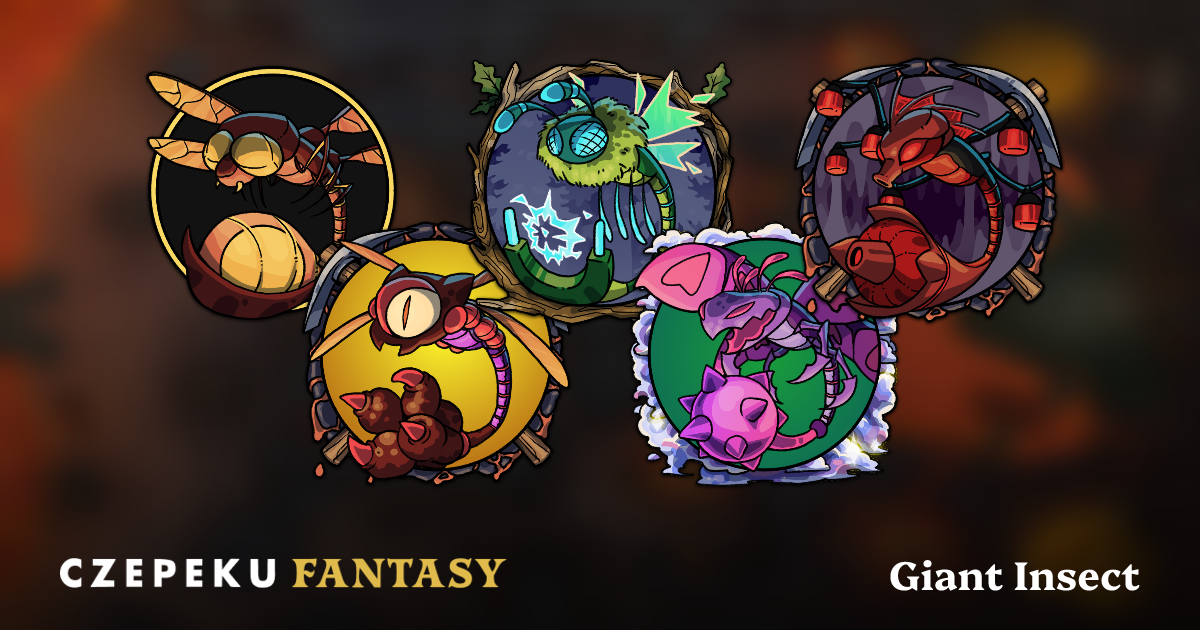 Giant Insect Token Builder | Customize and Randomize Czepeku Tokens