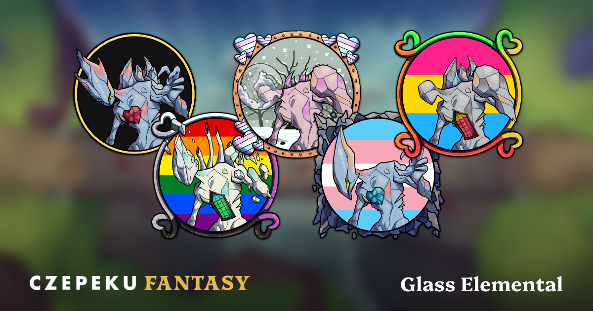 Glass Elemental Token Builder | Customize and Randomize Czepeku Tokens