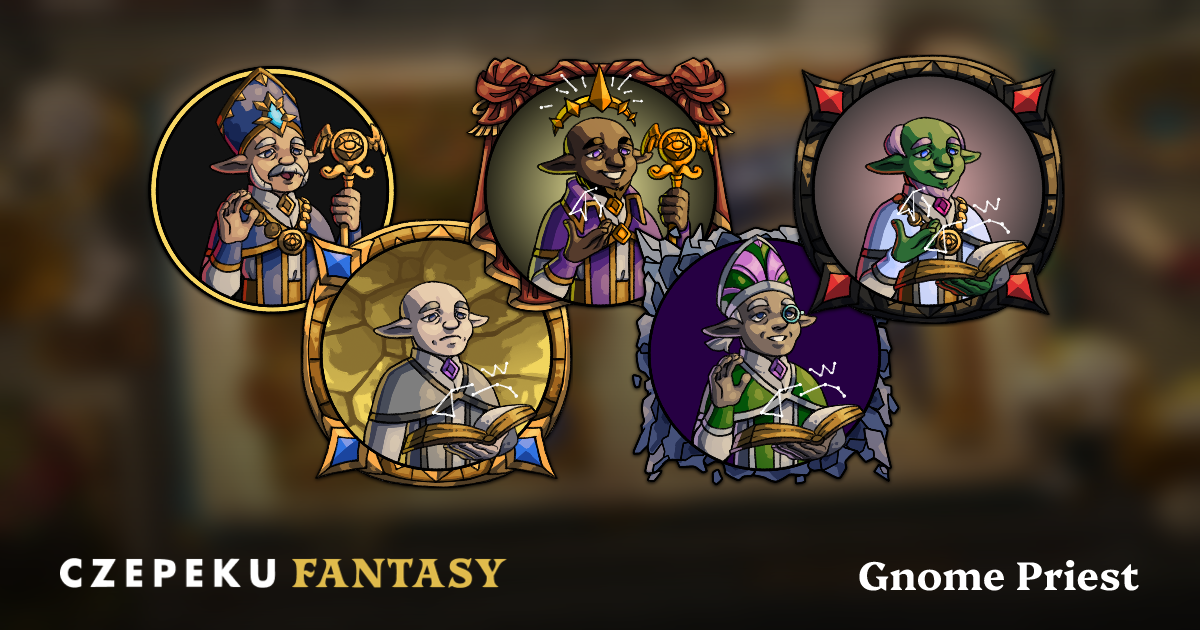 Gnome Priest Token Builder | Customize and Randomize Czepeku Tokens