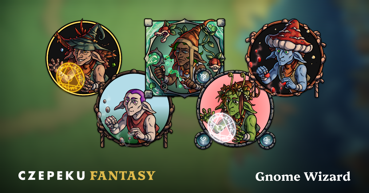 Gnome Wizard Token Builder | Customize and Randomize Czepeku Tokens