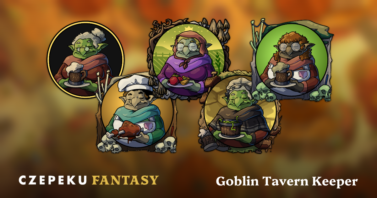 Goblin Tavern Keeper Token Builder | Customize and Randomize Czepeku Tokens