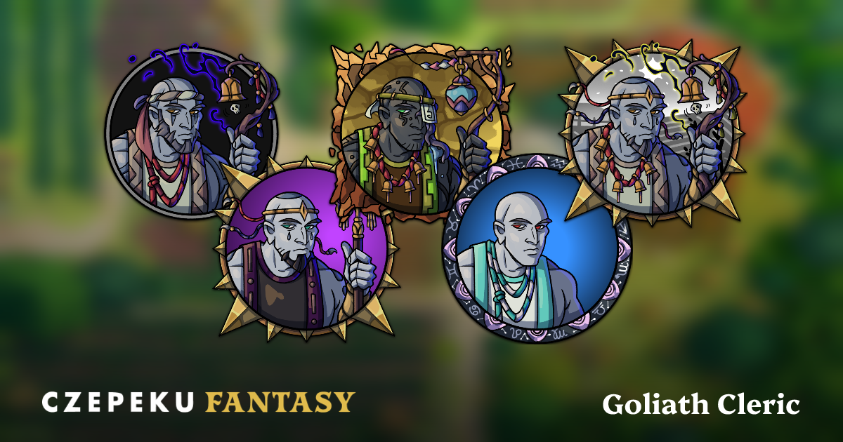 Goliath Cleric Token Builder | Customize and Randomize Czepeku Tokens