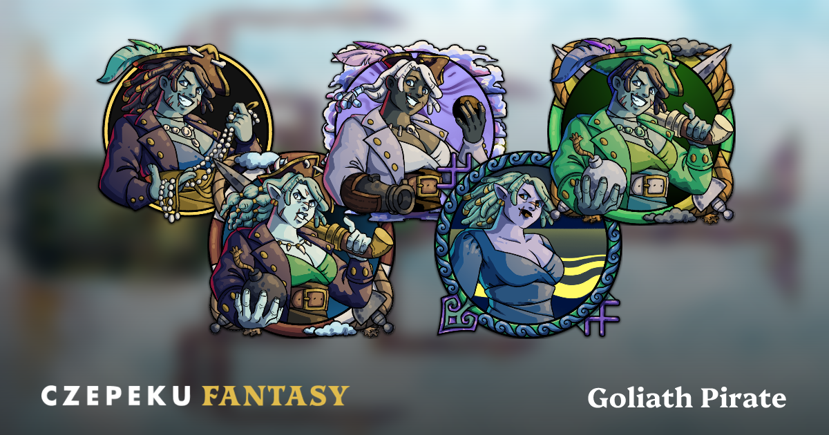 Goliath Pirate Token Builder | Customize and Randomize Czepeku Tokens