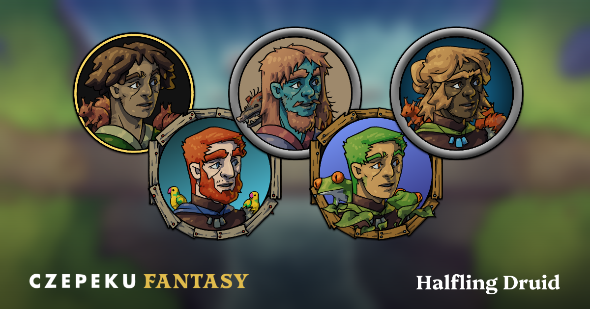 Halfling Druid Token Builder | Customize and Randomize Czepeku Tokens